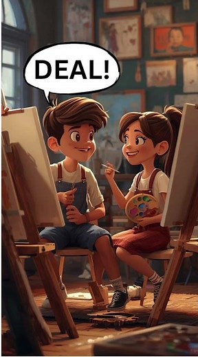 Talk in English Together 🎨 | Easy Drawing Conversation for Beginners | Daily Speaking Practice