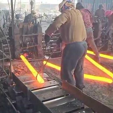 Manufacturing Truck Leaf Springs from Raw Material | Engineering Skill #engineering