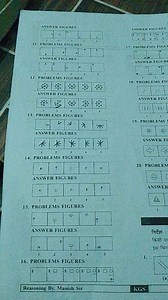 Reasoning Problems: Find the correct answer figure for each pro... | Filo