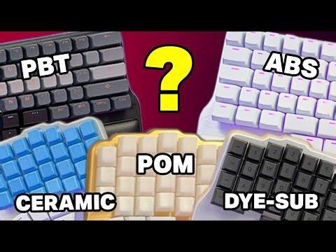 We tested 11 keycaps to analyze how they sound