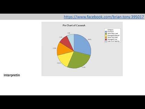 C1-13.How to create pie chart using minitab