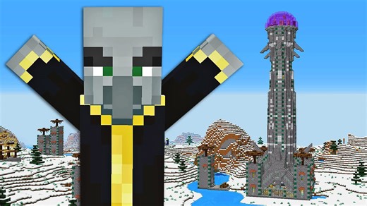 Minecraft hardcore, but there are custom structures everywhere