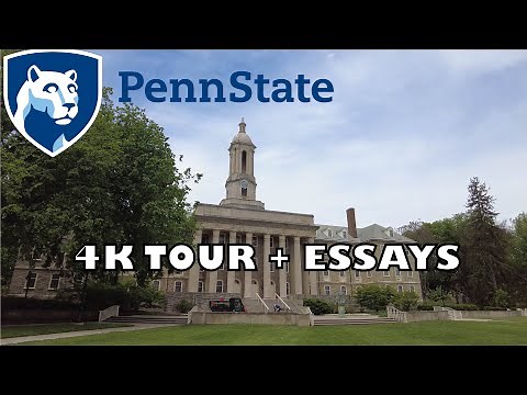 Penn State University Tour [4K] + Admissions Tips #pennstate #collegetour #collegeadmissions