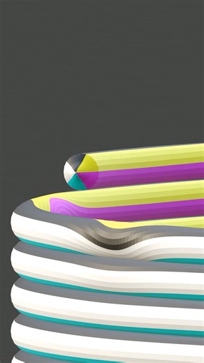 Basic principle behind rotating nozzle to print with different colors in a single extrusion.