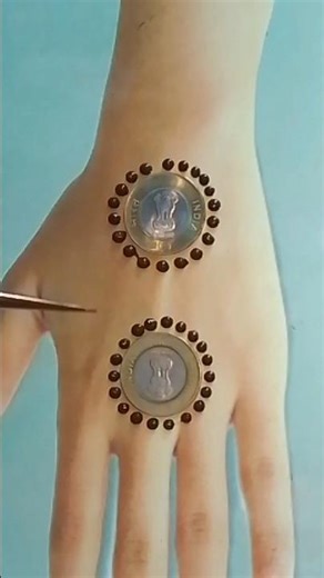 Ye kya ban gaya #mehndi #henna #simplemehndi #easymehndi #shrots #viral #trending #mehndidesign