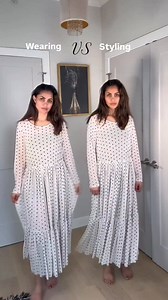 6.5K views · 1.1K reactions | Wearing Vs Styling  Same dress… but...