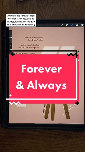 Day 88 of illustrating Taylor Swift’s entire discography 🥰 #taylorswift #swifttok #swiftie #taylornation @taylornation