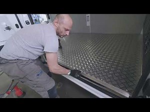 TWO-LAYER, PLYWOOD AND ALUMINIUM TREAD PLATE FLOOR LINERS FOR VANS-Syncro System