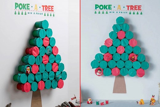 The 'Poke-A-Tree' Christmas Party Game Is Brilliantly Awesome And Super Fun!