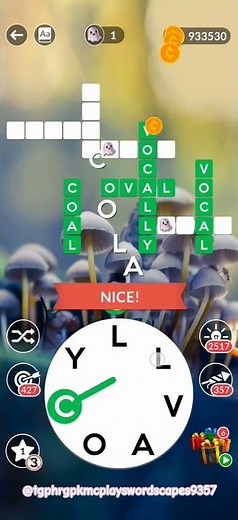 Wordscapes "TOAD 9" MASTER Level 145097 Answer Solutions #wordscapes #brainexercise