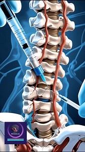 Vertebral Fracture Fixation with Medical Cement (Vertebroplasty) #viral #d3medical #animtion #foryou | Medical Animation Media