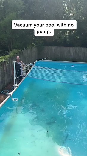 Vacuum Your Pool Without a Pump