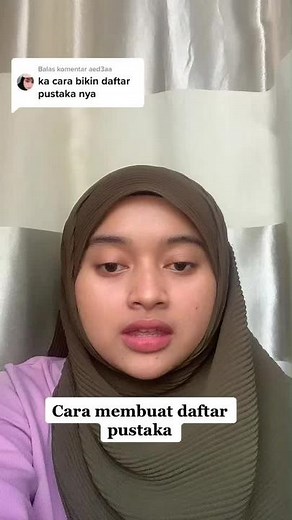 Cara membuat daftar pustaka