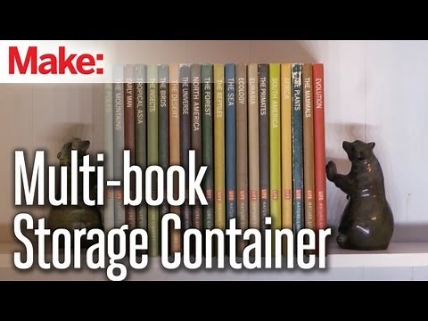 DIY Hacks & How To's: Multi-Book Storage Container