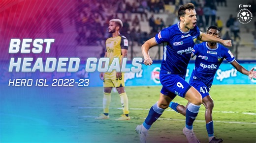 𝗛𝗲𝗮𝗱𝗲𝗱 𝗶𝘁 𝗶𝗻 𝘄𝗶𝘁𝗵 𝗽𝗲𝗿𝗳𝗲𝗰𝘁𝗶𝗼𝗻!🤌 Here are some of the top-headed goals from Hero ISL 2022-23 season! 🔥 #HeroISL #LetsFootball | ISL- Indian Super League