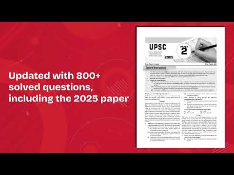 UPSC CSAT 10 Years Solved Papers (2016–2025) | Oswaal Books | Year-wise with Expert Tips