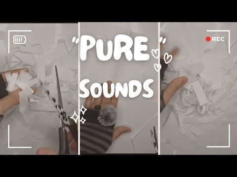 Clean Paper Cutting ASMR | Pure Scissor Sounds | No Talking