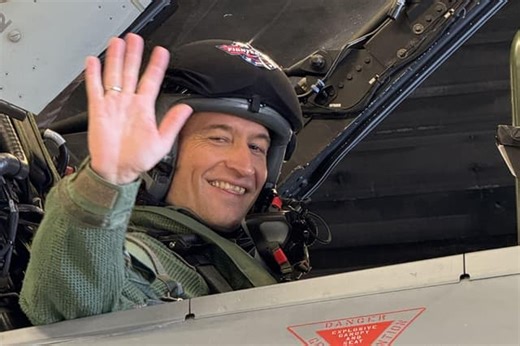 Lincolnshire aviation fans given rare cockpit view of the Typhoon