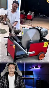 Automatic Circular Saw Machine Demonstration