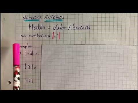 ¿Que es el módulo o valor absoluto de un número entero? Fácil y rápido! Módulo matemáticas
