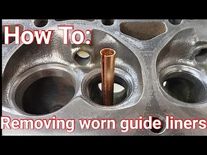 How to: Removing Bronze Guide Liners