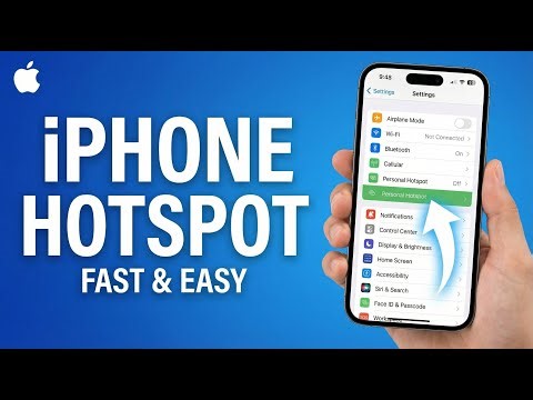 iPhone How To Open Hotspot