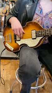 Beatles aren’t the only thing you can play with this 62 reissue Höfner Violin ! Here’s a bit of Yardbirds by @archie_comel ✨ In the shop now x #bass #bassguitar #bassplayer #bassplayers #hofnerbass #denmarkstreet #paulmccartney #ledzeppelin #sixties #vintageguitars #guitarshop #london #rocknroll #retro | Denmark Street Guitars Hanks Guitar Shop