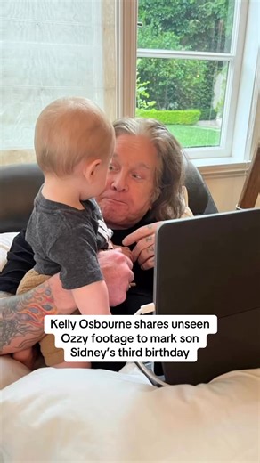 2.1M views · 59K reactions | #KellyOsbourne has shared beautiful footage of her late dad #OzzyOsbourne to mark her son Sidney’s third birthday | HELLO! | Facebook