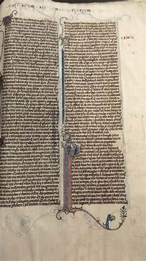 You ain't nothin' but a hound dog Cryin' all the time A blue dog plays a drum in the bottom margin of f. 313r, Ms. Codex 724, a 13th century illuminated Bible #DrolleryDonnerstag Link in bio #medieval #manuscript #dog #drum #bible #illumination #13thcentury #france #bookhistory #rarebooks #medievaltiktok