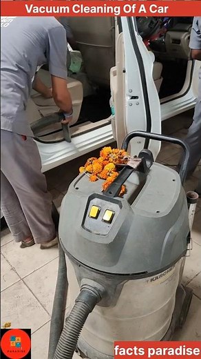 How A Vacuum Cleaner Works Inside A Car?#vacuumcleaner #suction#motor#fan#short
