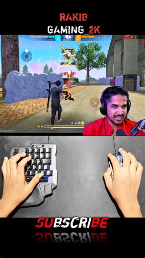 Free Fire Gaming keyboard mouse🖱️⌨️📲 Gameplay #mixpro #geekgamer #shorts #shortsviral #youtubeshorts