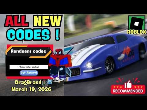 ALL UPDATE CODES DragBrasil ROBLOX, March 19, 2026