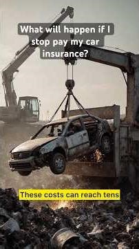 What will happen if I stop pay my car insurance? #CarInsurance #FinancialLiteracy #shorts