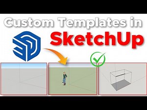 How to Create Your Own Custom Templates in SketchUp | change template in SketchUp | Template