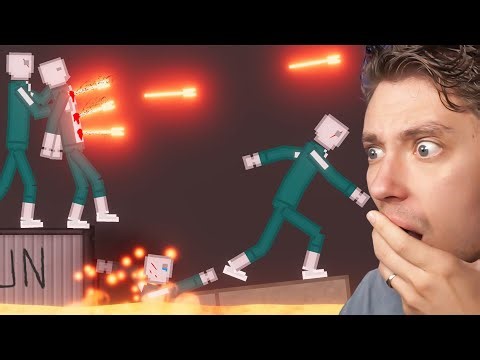 Reacting To DANGEROUS Squid Game Traps in People Playground