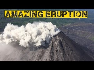 Russia's Karymsky Volcano Erupts - Amazing Aerial Footage