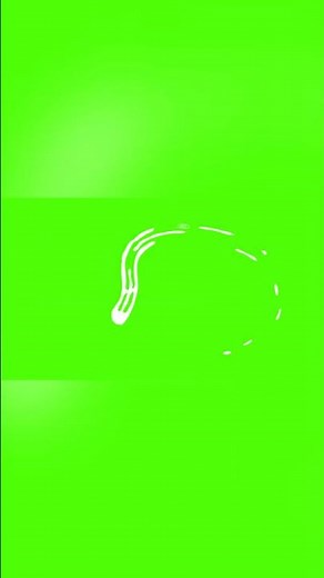 2D Hand-Drawn Magic Swirl Element | Chroma Key Liquid Logo Reveal Footage