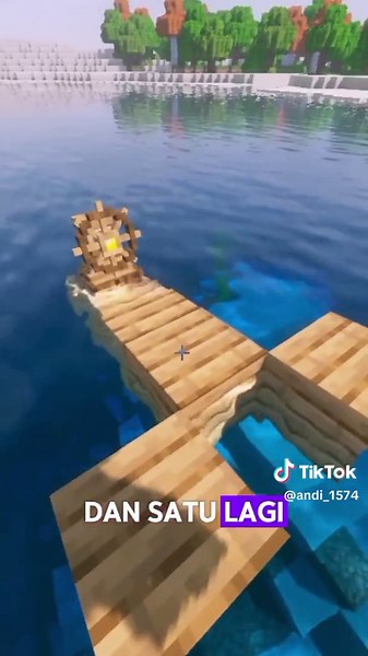 Cara Membuat Kapal Laut Bergerak di Minecraft