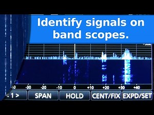 Ham Radio - Let's talk about band scopes and identifying signals visually