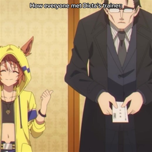 Dicta’s trainer came from a different show #umamusumecinderellagray #dictastriker #tamamocross #umamusume #cinderellagray