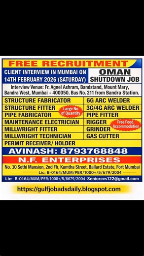 This update highlights recent overseas job information and upcoming interview schedules for experienced professionals in technical and skilled trade roles. Candidates can review role categories, locations, and interview details to make informed decisions. | Trending vblog Videos