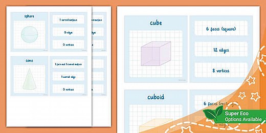 Properties of 3D Shapes Matching Game (Ages 5 - 11)