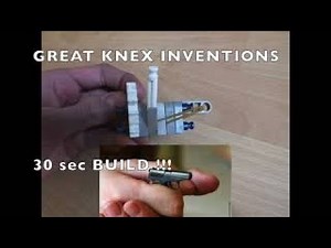 30 sec build knex gun shoots 12 ft