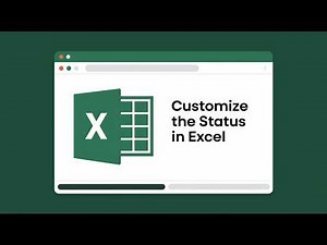 🎯 How to Customize the Status Bar in Excel 🧭 | Super Easy Guide!