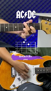 AC/DC - Highway to Hell #guitartutorial #guitarlesson #learnGuitar | Iyuz guitar