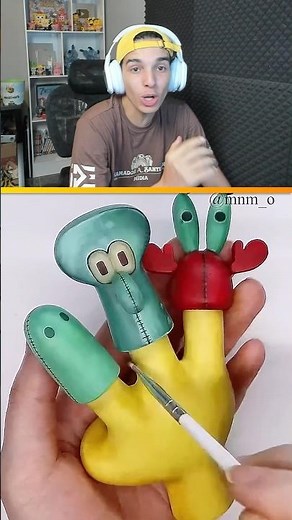 🟡 Drawing SPONGEBOB in 3D