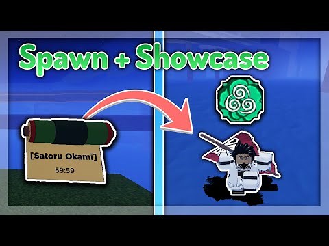[SHOWCASE] Satoru Okami Boss Scroll Spawn Location + How to Get Hurricane Fist/Air Bending | Shindo