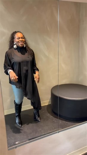 Elevate & Co. on Instagram: "Tasha shows us How to style our Hi-Lo Sheer Tops! These tops are Beautiful!"