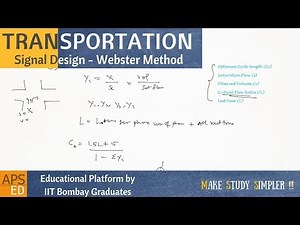 Traffic Signal Design - Webster Method | Transportation Engineering