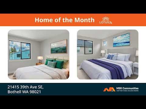 Lotus24 | Luxury Paired Homes - New Construction in Bothell, WA - Home of the Month